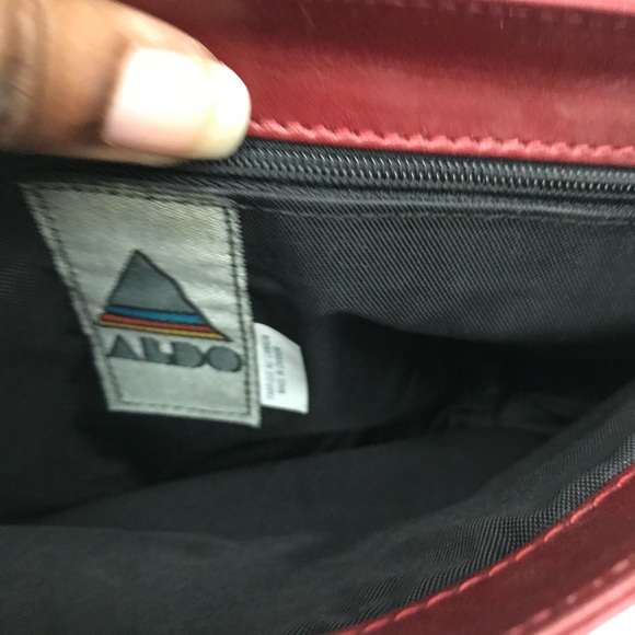 Bags | Red Aldo Collection Purse | Poshmark
